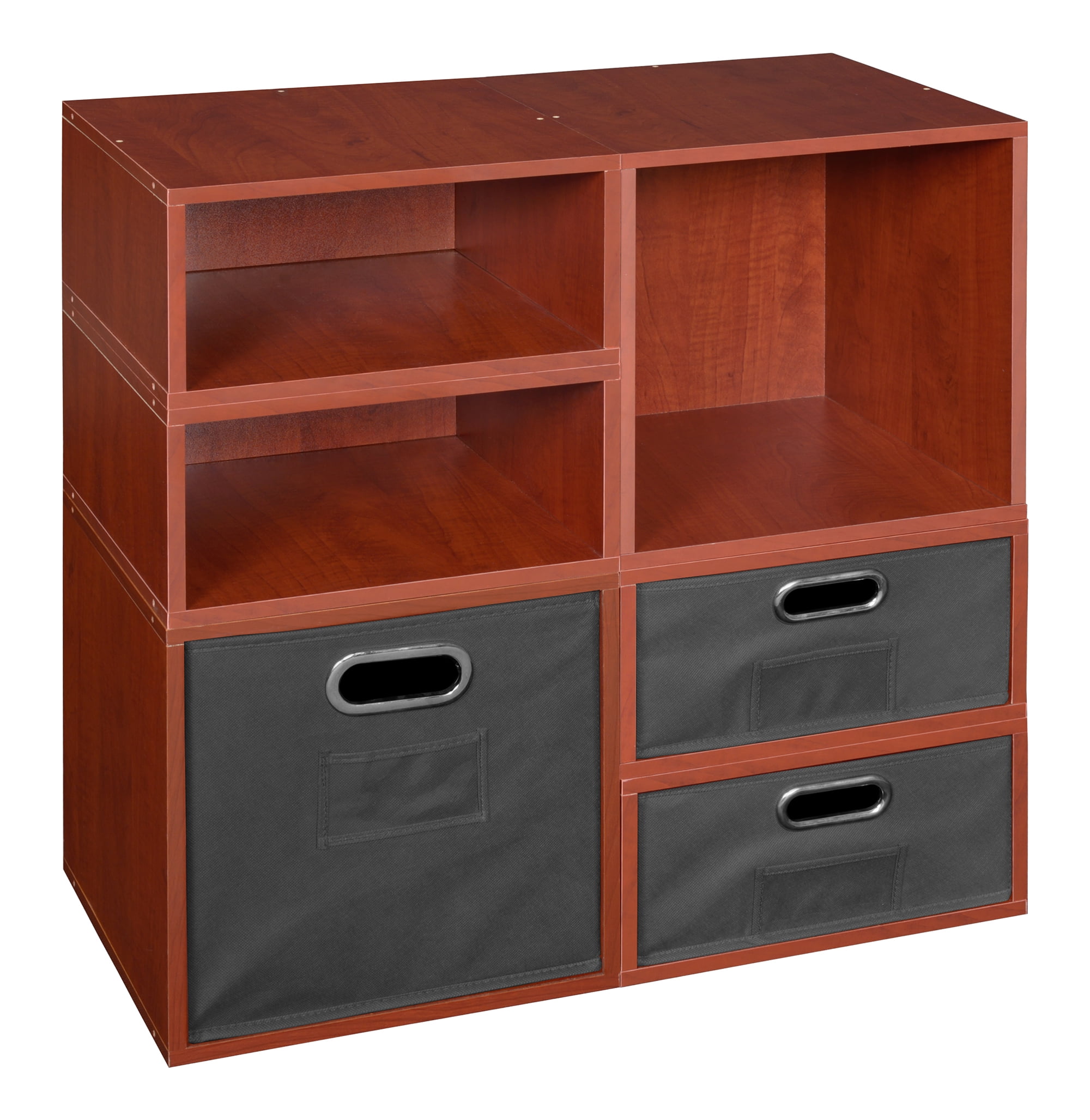 Regency Niche Cubo Storage Set- 2 Full Cubes/4 Half Cubes with Foldable ...