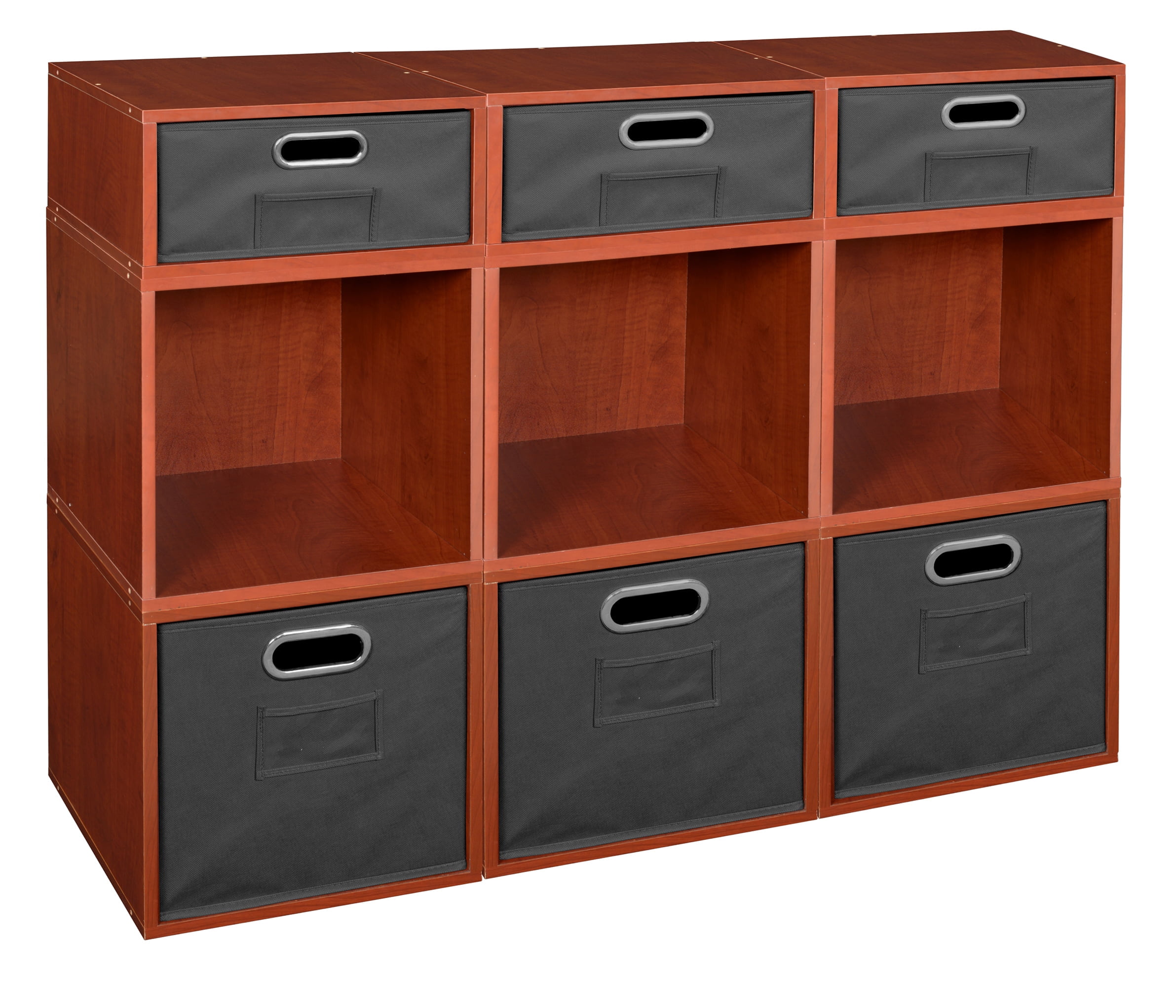 Regency Niche Cubo Storage Set- 6 Full Cubes/3 Half Cubes with Foldable ...