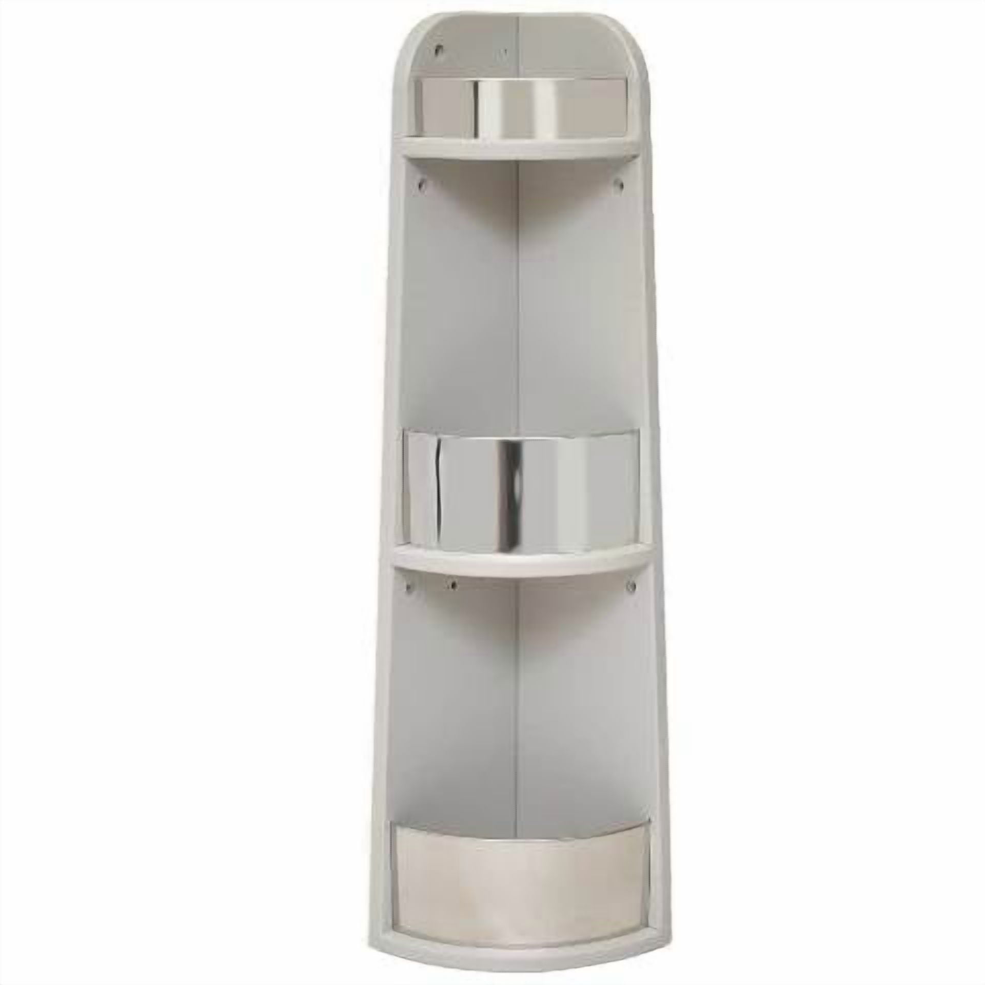Regency Pontoon Boat Corner Shelf 308821 | 24 5/8 Inch Gray Starboard ...
