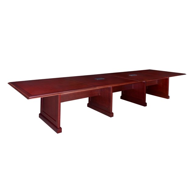 Romig Prestige 16 ft. Traditional Conference Table with 2 Charging ...