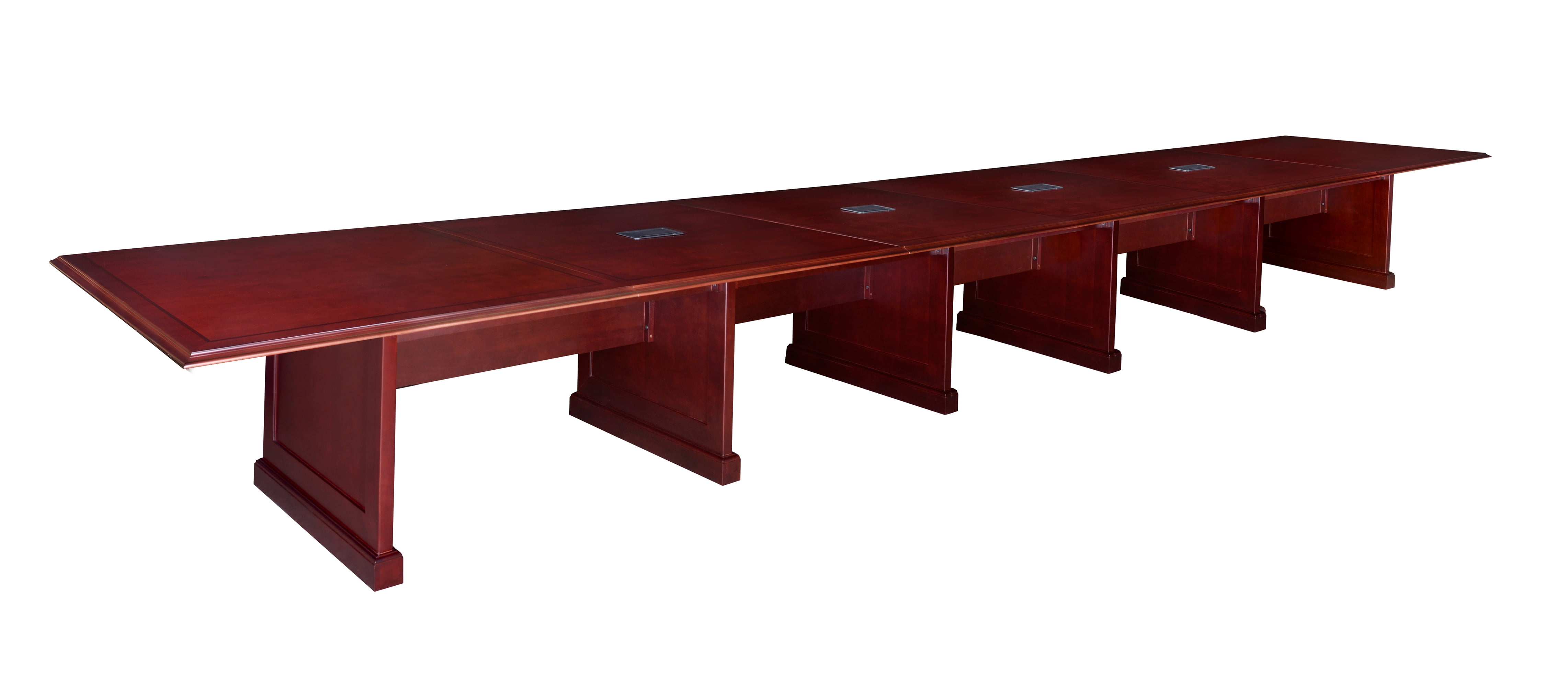 Regency Prestige 24 ft. Traditional Conference Table with 4 Charging ...
