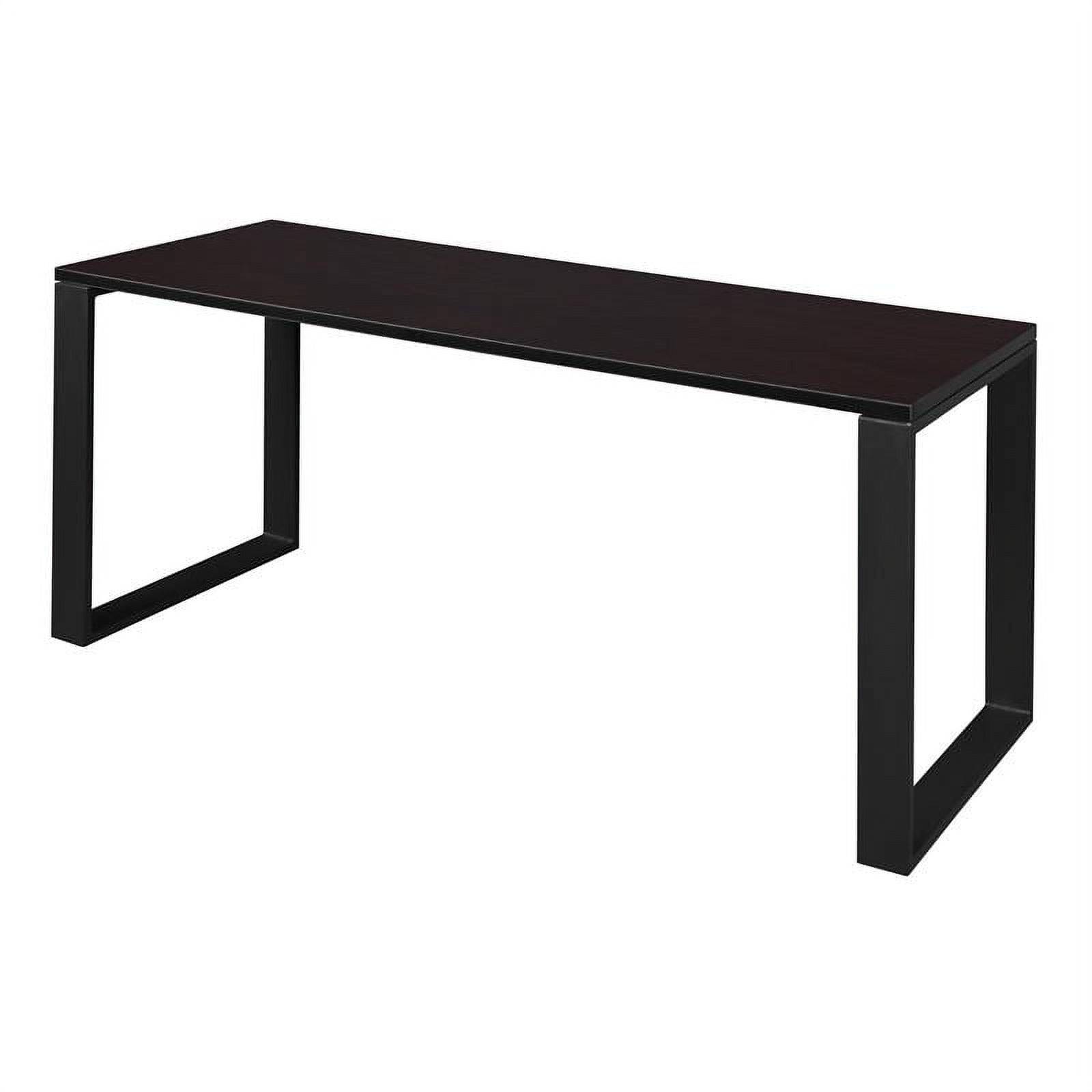 Regency Structure 60" x 24" Training Table- Mocha Walnut/Black ...