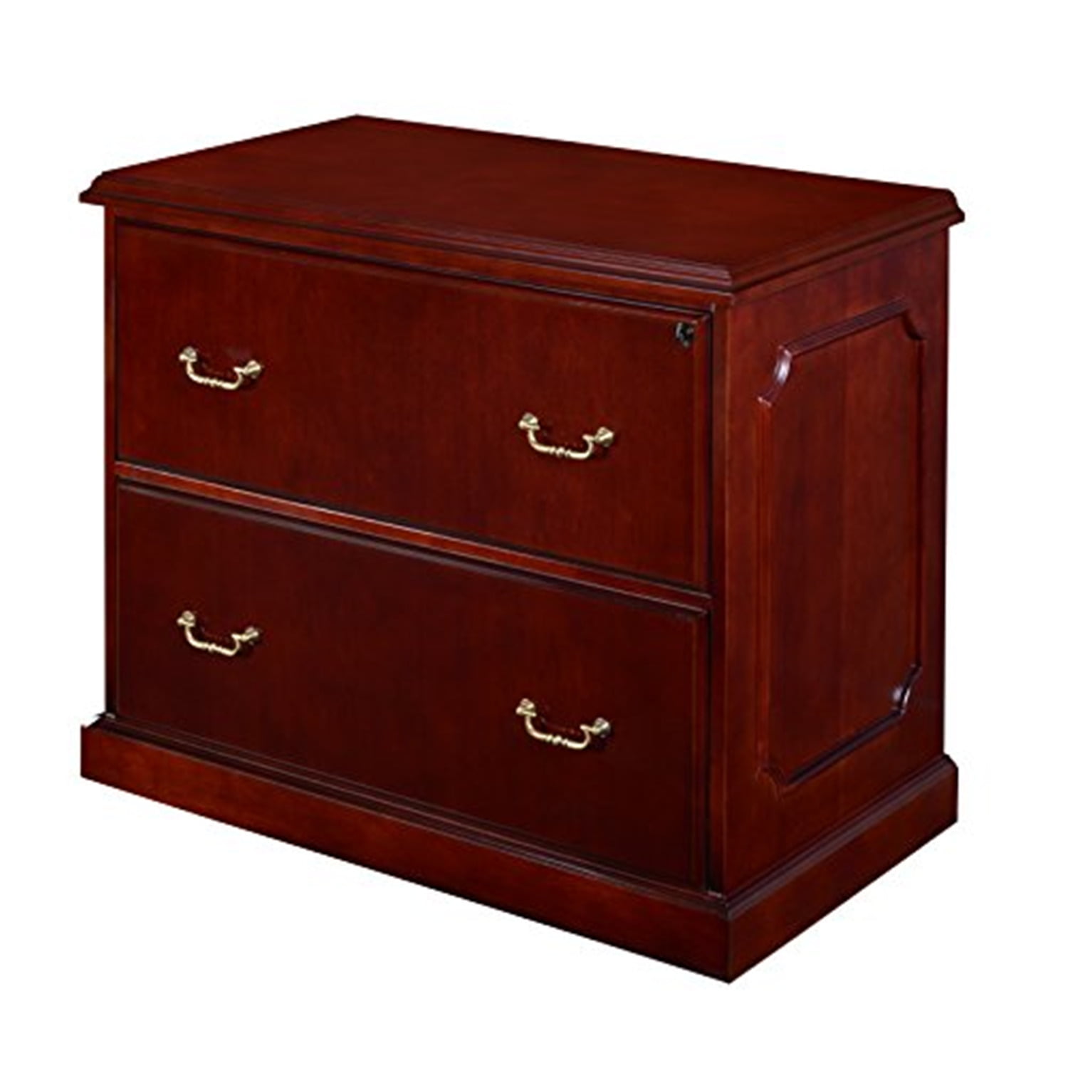 Regency Prestige 36 in. 2 Drawer Lateral File Cabinet- Mahogany ...