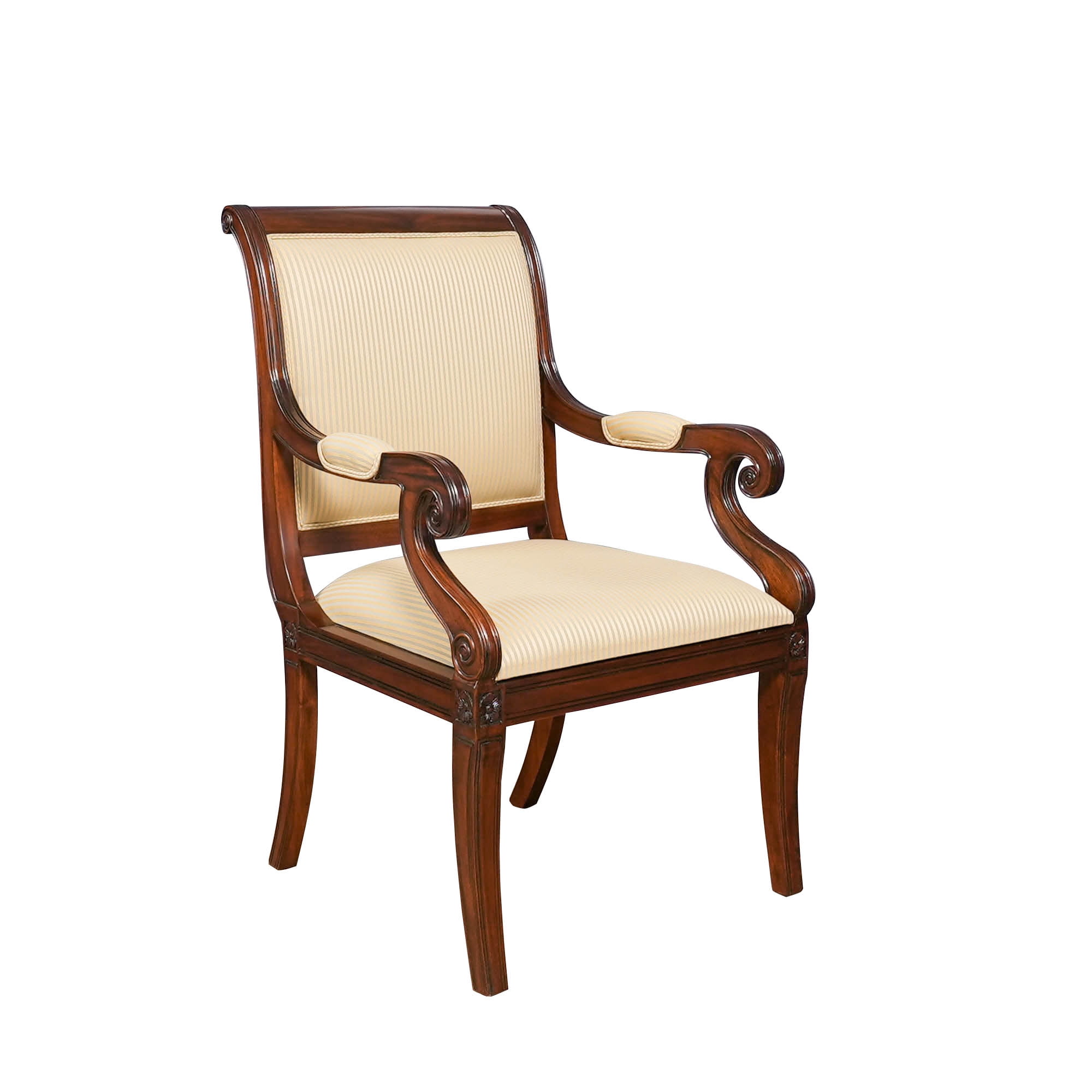 Regency Upholstered Arm Chair - Walmart.com