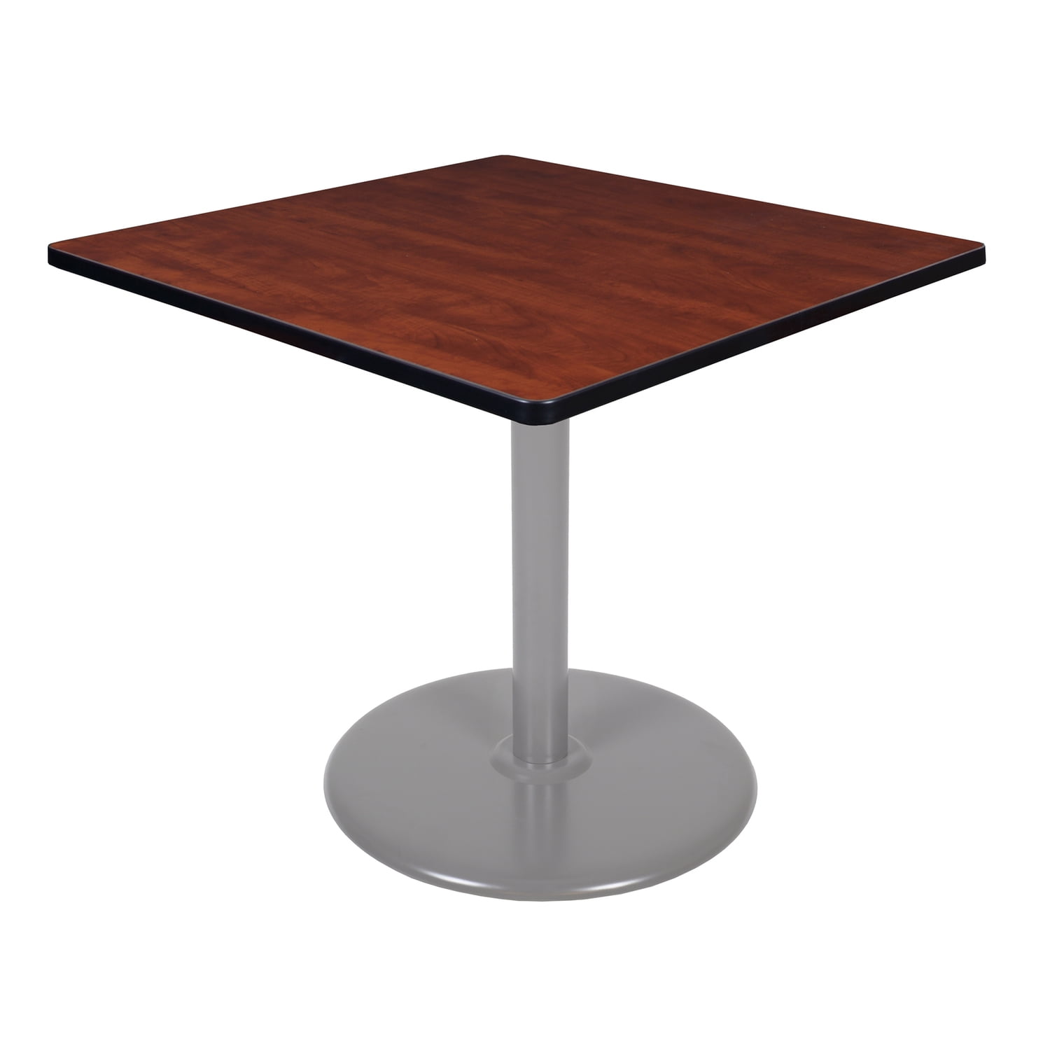 Regency Via 36" Square Platter Base Table- Cherry/Grey - Walmart.com