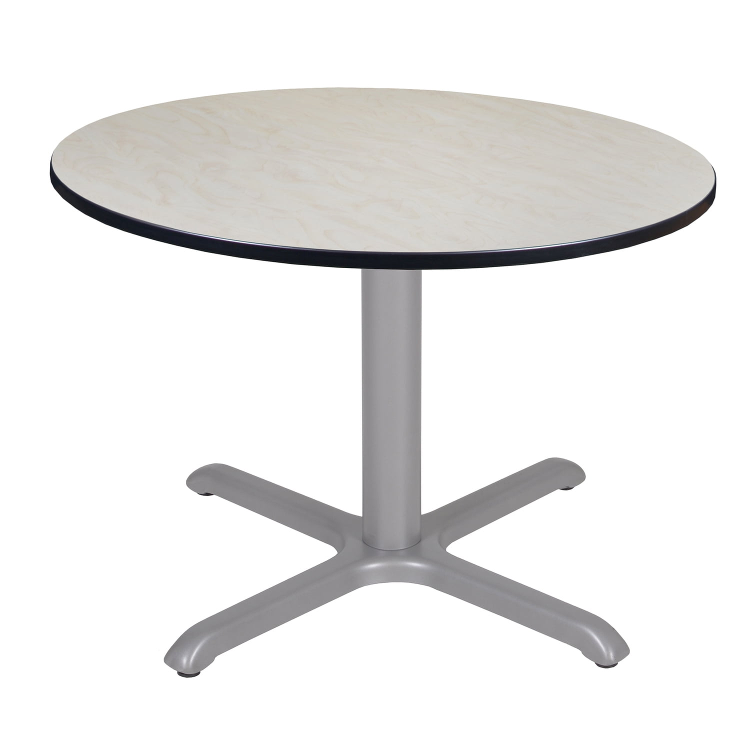Regency Via 48" Round X-Base Table- Maple/Grey - Walmart.com