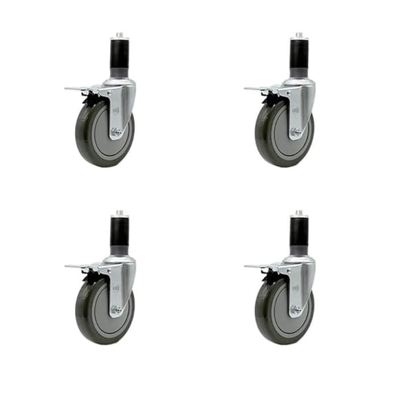 Regency Work Table and Equipment Stand Replacement Total Locking Caster ...