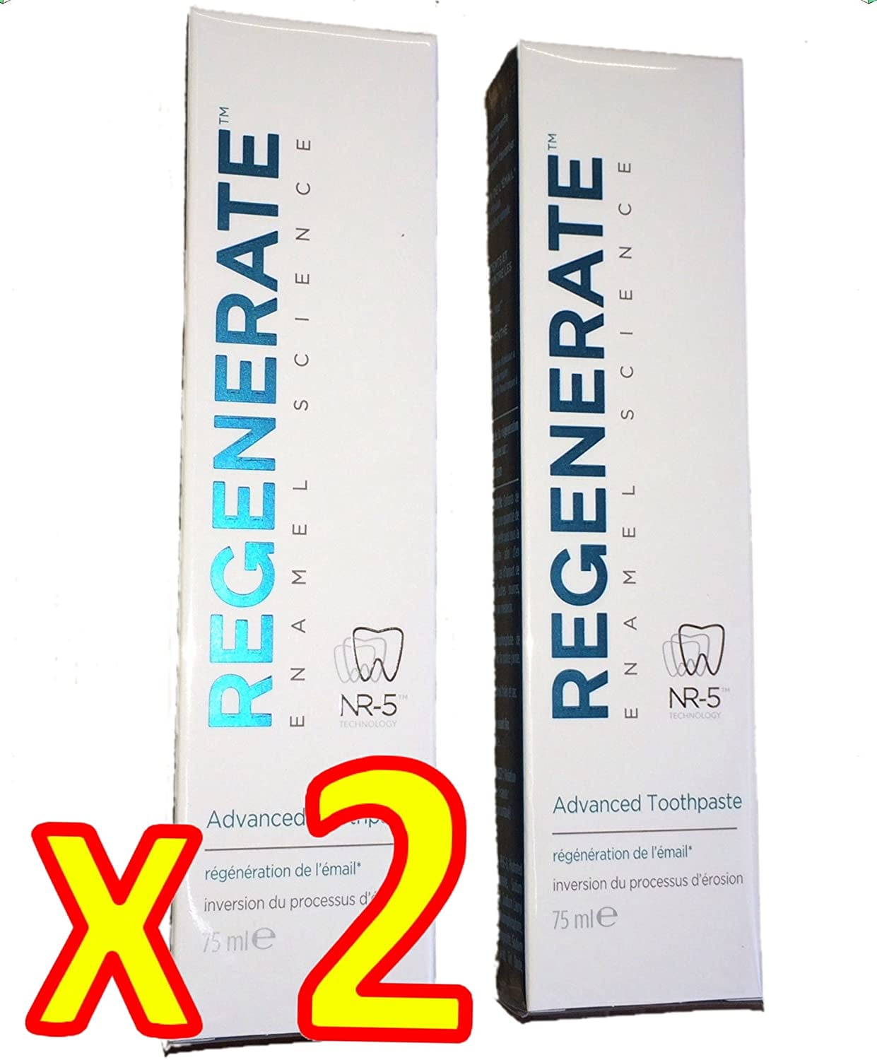 Regenerate Enamel Science Advanced Toothpaste 75 ml - PACK 2 - Walmart.com