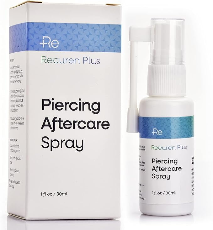 Regeneren Plus Piercing Aftercare Spray Solution to Shrink Piercing ...