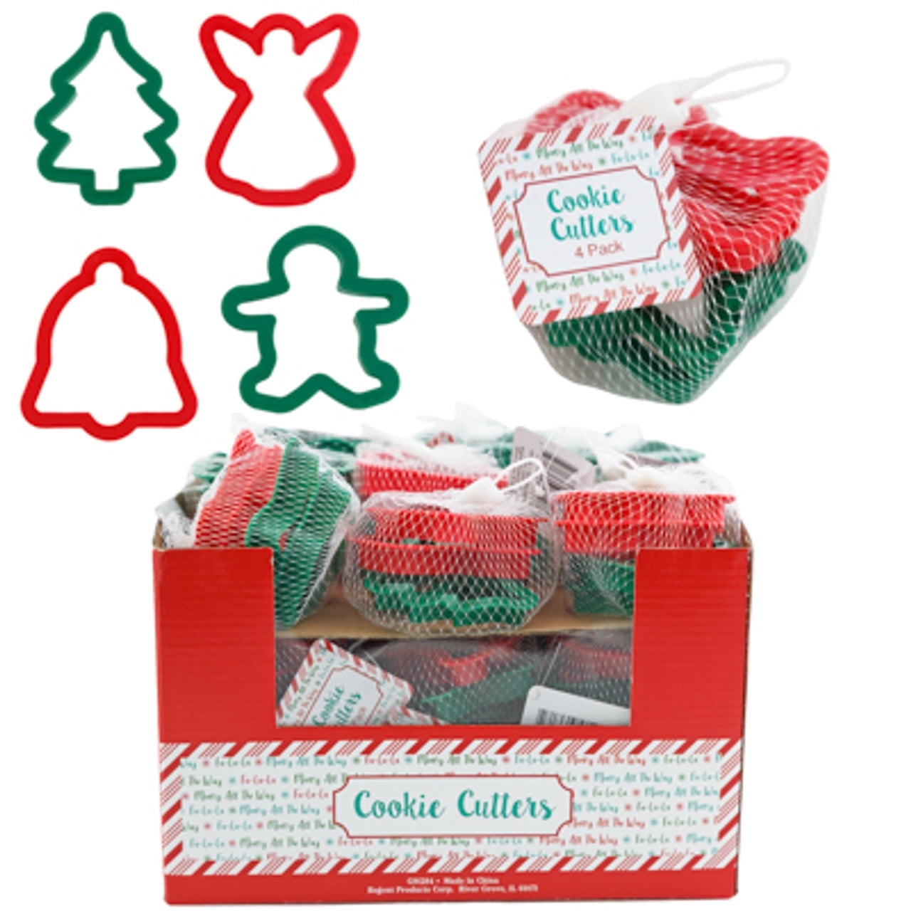 Regent 4 piece Christmas Holiday Cookie Cutter Set - Walmart.com