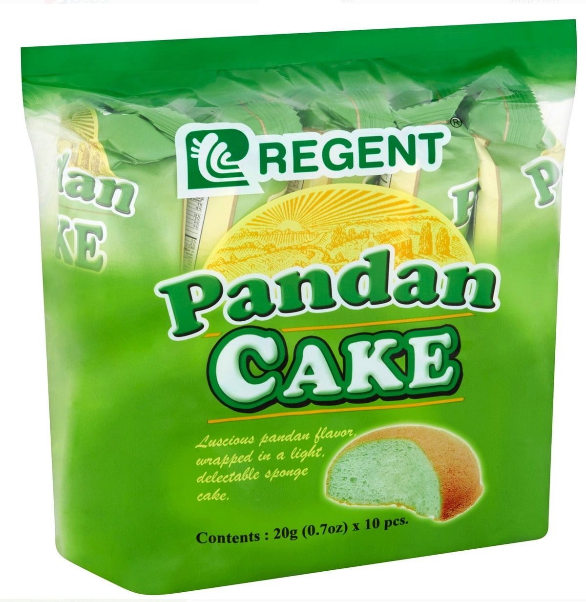 Regent Pandan Cake, 10 pieces per Pack - Walmart.com