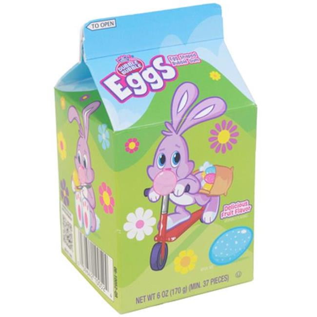 Regent Products 10052 6 oz Dubble Bubble Gum Eggs Easter Milk Carton in ...