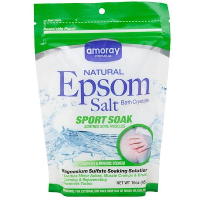 Regent Products 115493 16 oz Sport Soak Amoray Bag Epsom Salt - Pack of ...