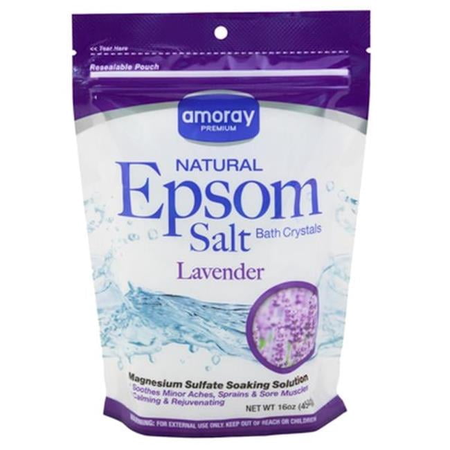 Regent Products 115494 16 oz Lavender Amoray Bag Epsom Salt - Pack of ...