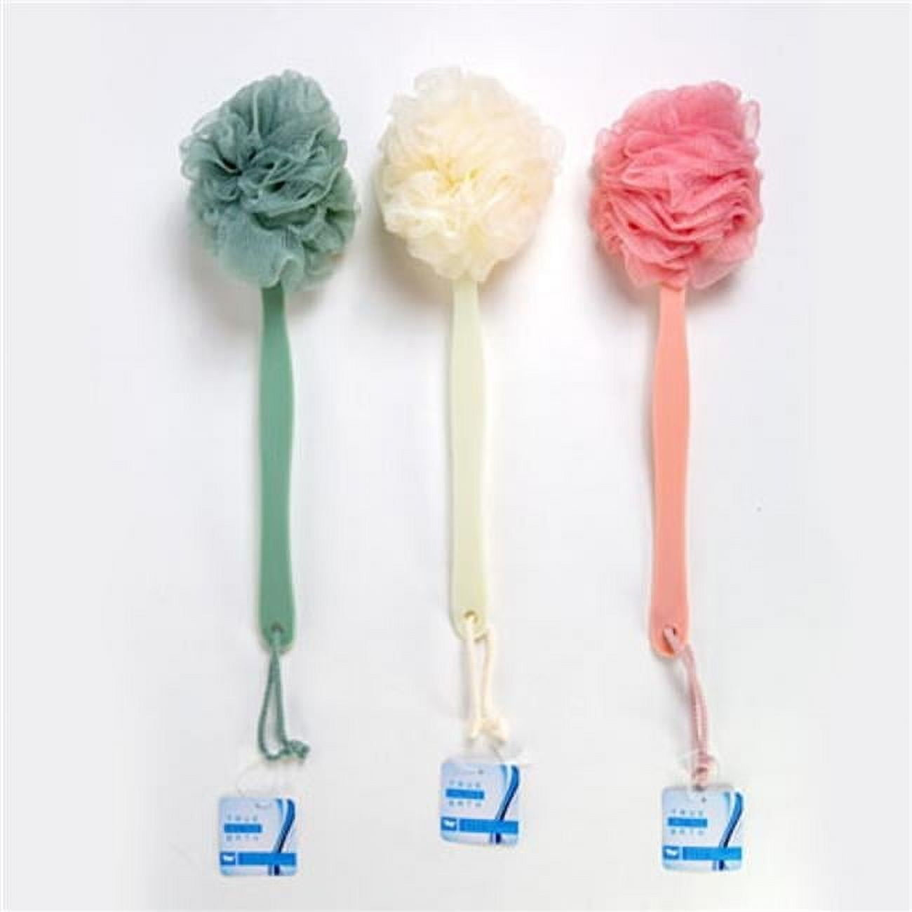 Regent Products 16 in. Bath Sponge Handled with 36.8Ghba Cream Seafoam ...