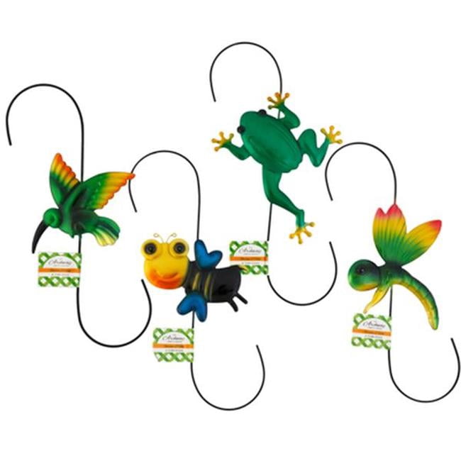 Regent Products 16 in. Painted Frog, Bug & Bird Garden S-Hook ...