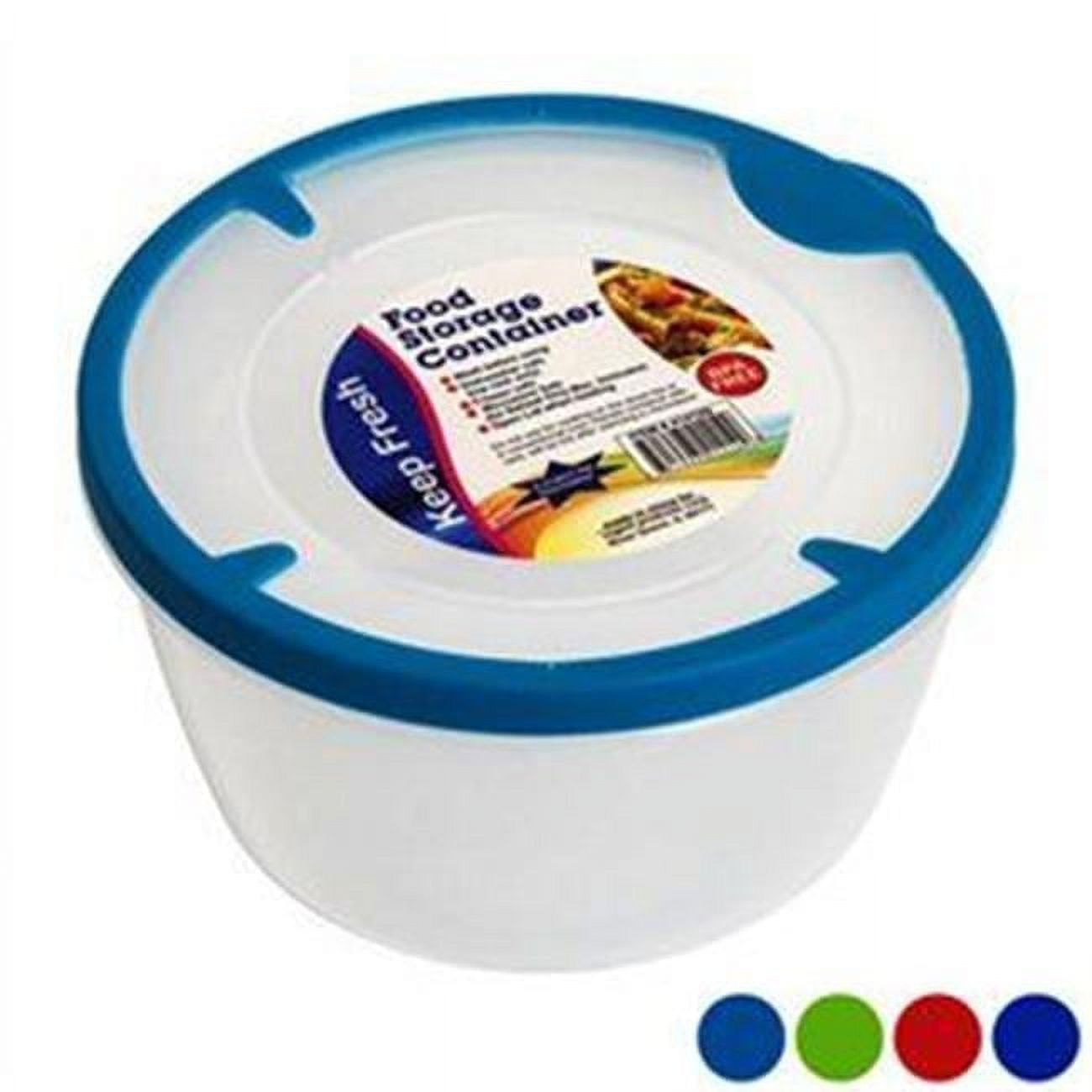 Regent Products 256333 1.5L Round Food Container, Assorted Color - Pack ...