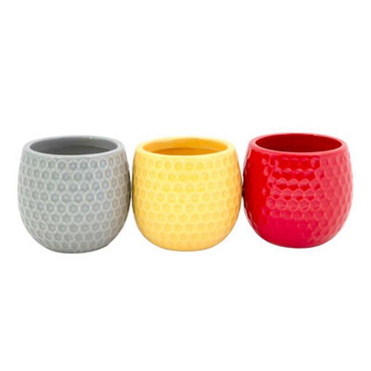 Regent Products 3.15 in. Dia. x 3 in. Dimple Bubble Label Ceramic ...