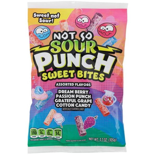 Regent Products 3.7 oz 4 Flavors Sour Punch Sweet Bites in Hanging Bag ...