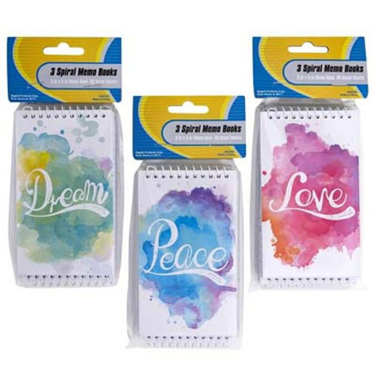 Regent Products 3 x 5 in. Spiral Top Bound 3 Style Pkstat PBH ...