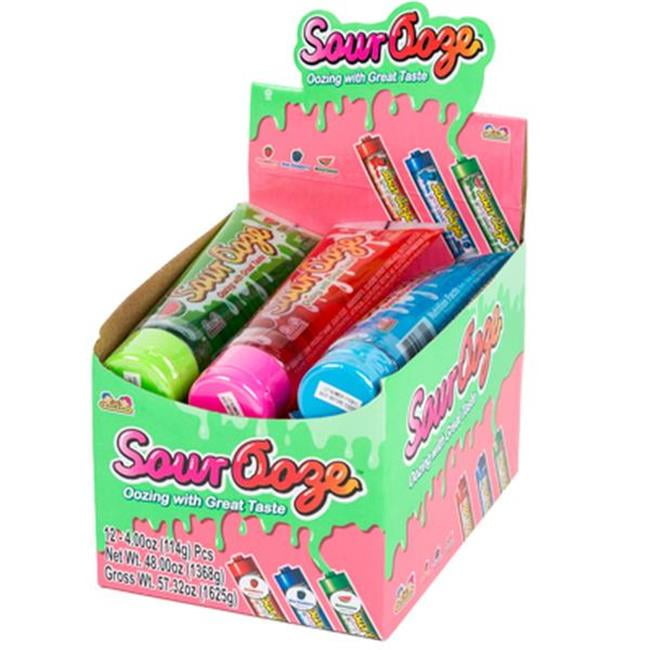 Regent Products 4.0 oz Candy Sour Ooze Tube in Counter Display - 3 ...