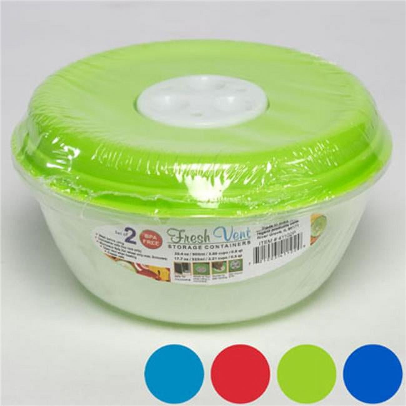 Regent Products 41102N 17.7 oz & 30.4 oz Round Fresh Vent 4 Assorted ...