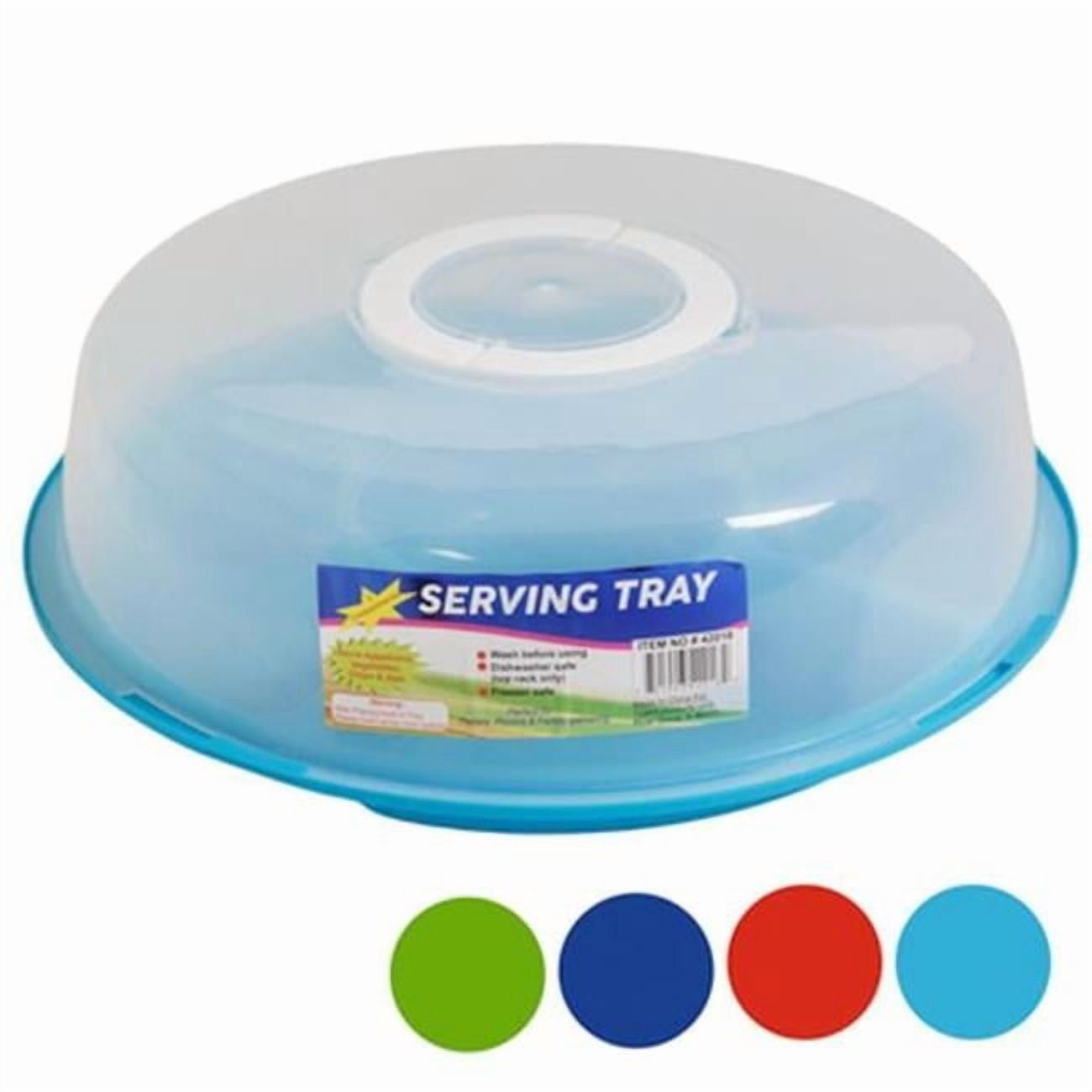 Regent Products 42018 14 x 4.5 in. Veggie Dip 5 Comp Tray with Lid ...