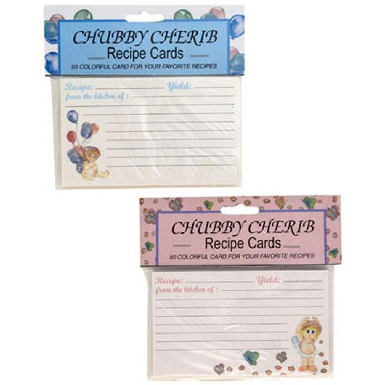 Regent Products 54414 Recipe Cards Chubby Cherib Recipe Cards - 50 ...