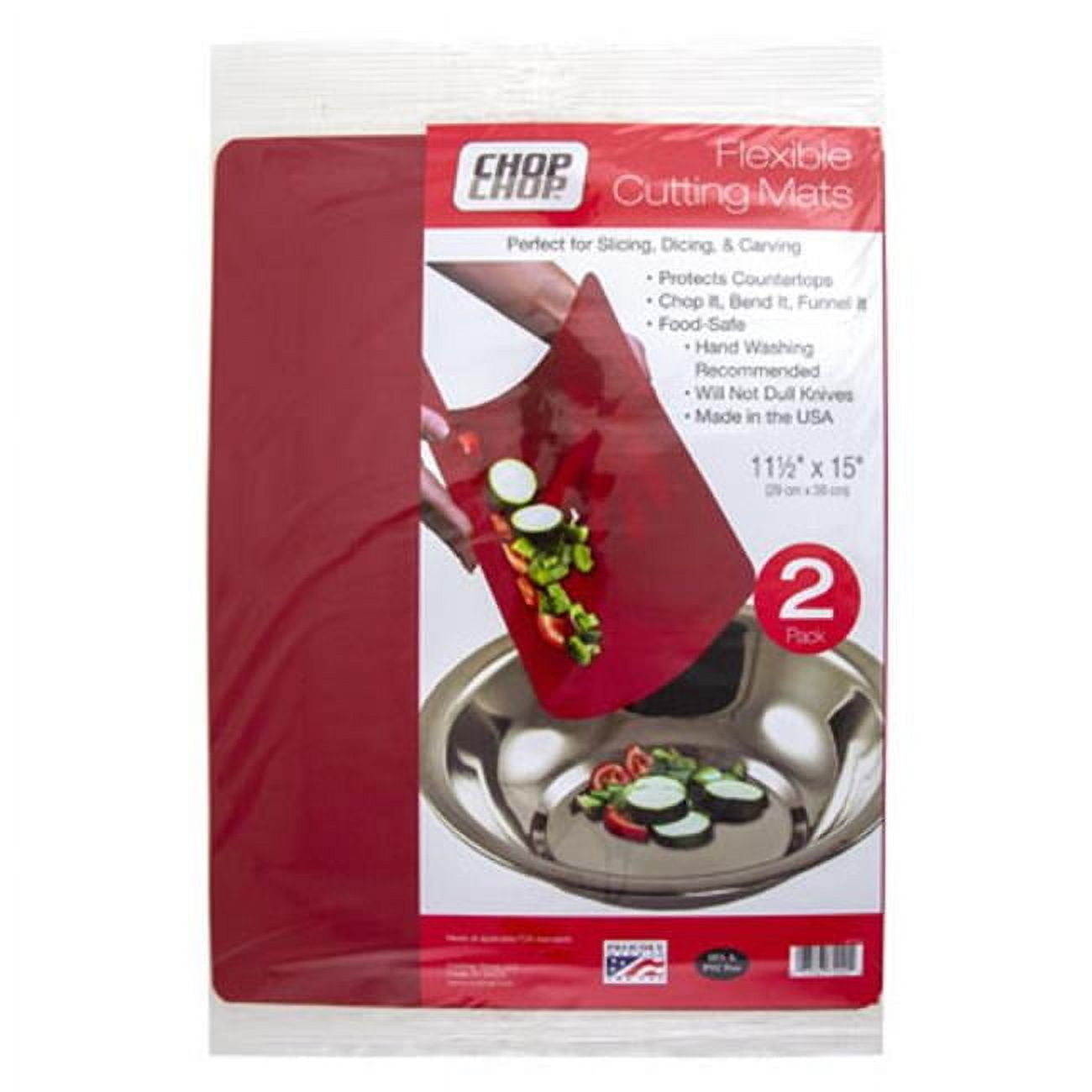 Regent Products 75022 11.5 x 15 in. Flexible Cutting Mats, Red - Pack ...