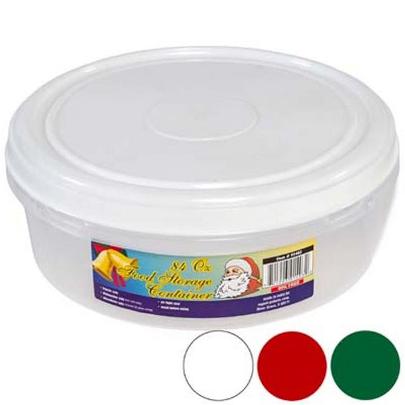 Regent Products 914030 2.4L 3 Round Cookie Container Lids with Bottom ...