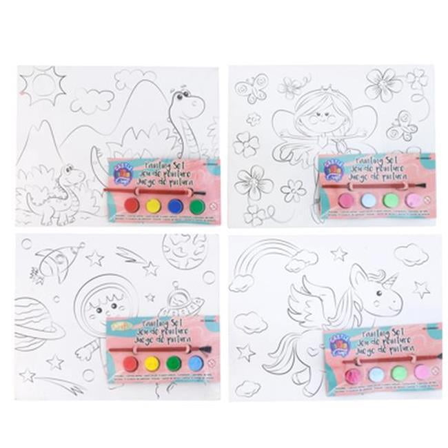 Regent Products Canvas Paint Set, 4 Assorted Style - Pack of 24 ...