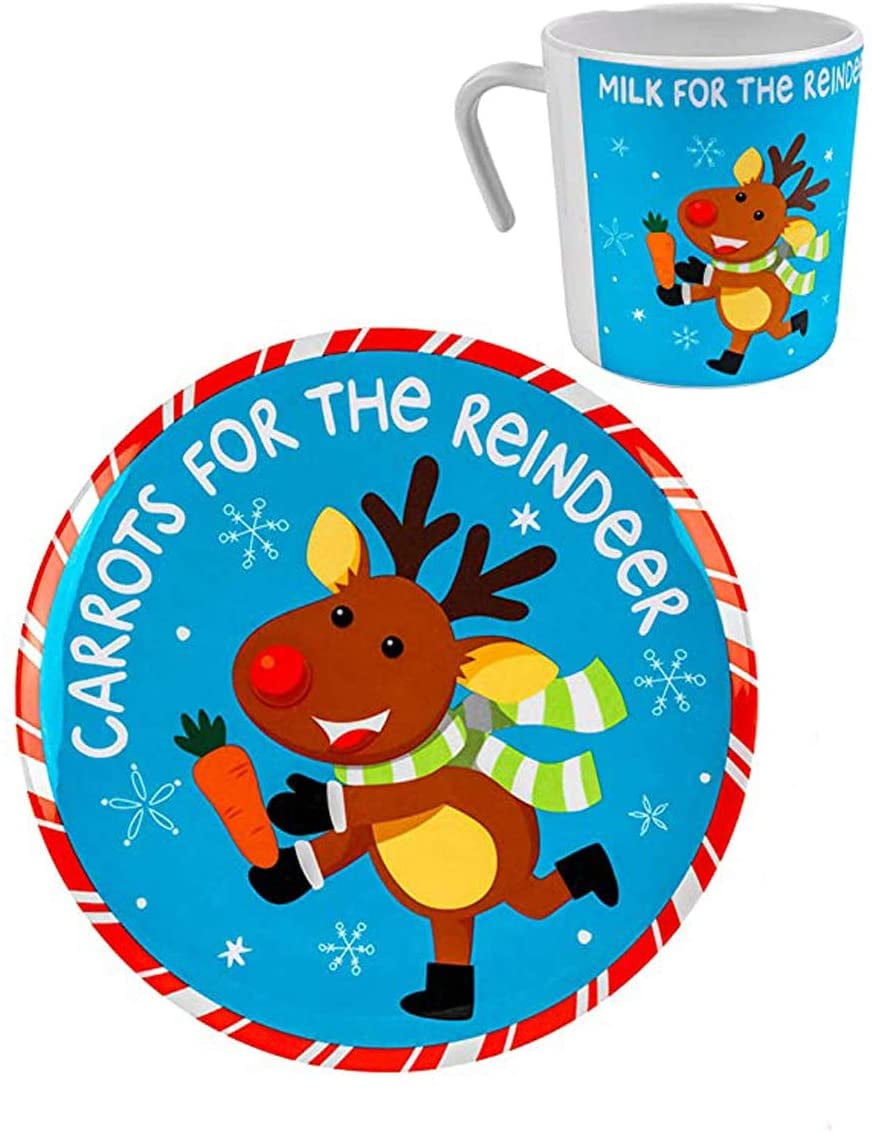 Regent Products "Cookies, Carrots, & Milk For" Christmas Eve Melamine ...