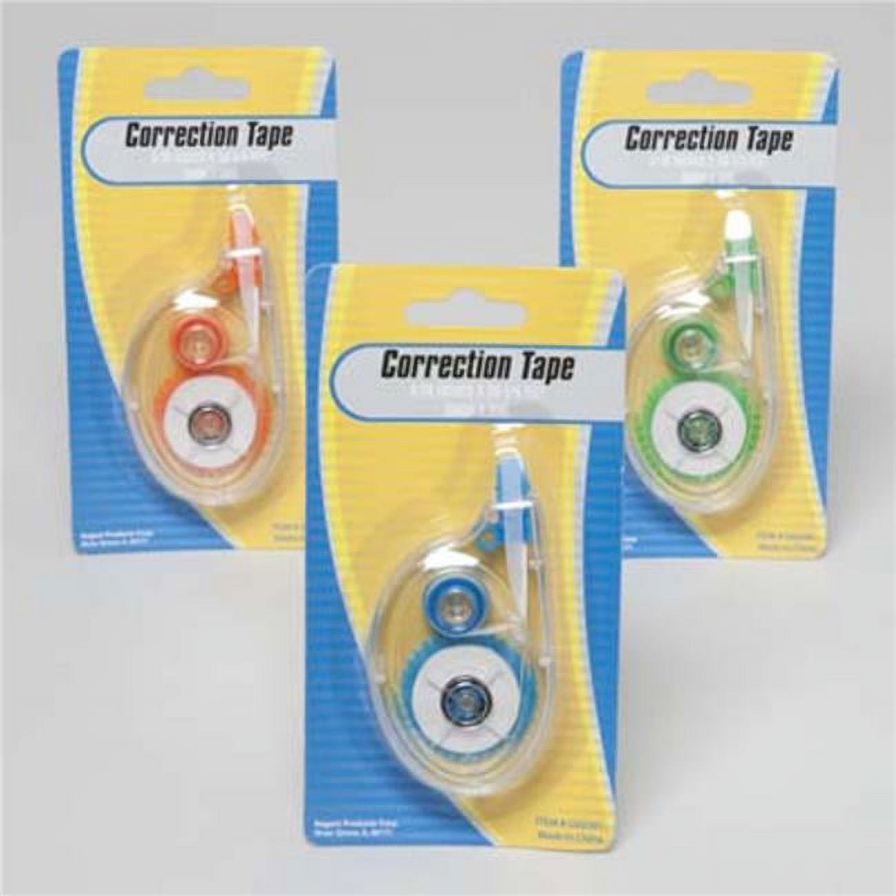 Regent Products G02591 26 ft. Light Blue & Orange Correction Tape with ...