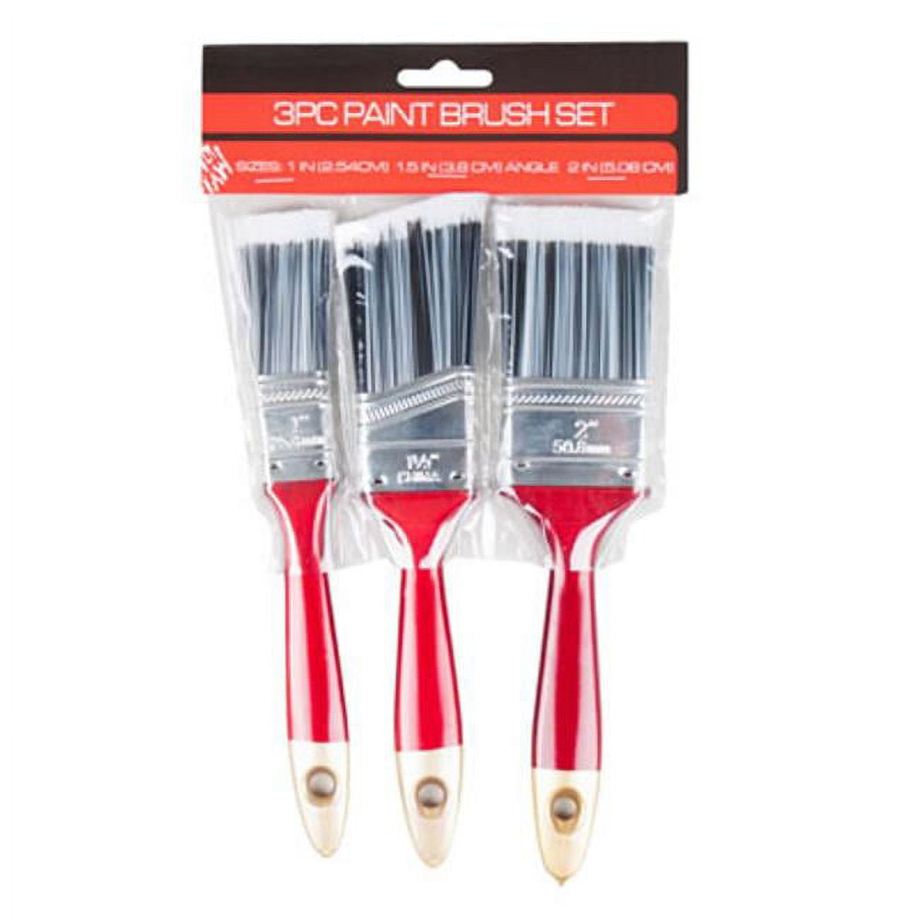 Regent Products G093180 1 in., 1.5 & 2 in. Paint Brush Set with 1.5 in ...