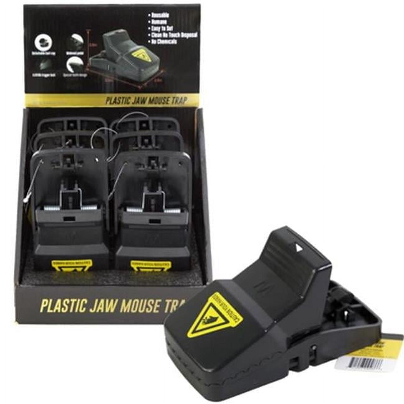 Regent Products ABS Plastic Jaw Mouse Trap - Large - 6 Piece - Pack of ...