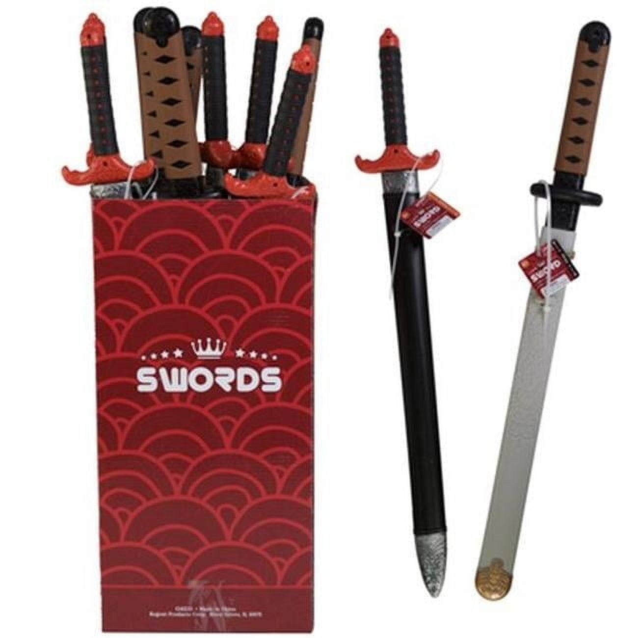 Regent Products G16335 25 & 24.5 in. Swords Ninja & Knight with Sheath ...