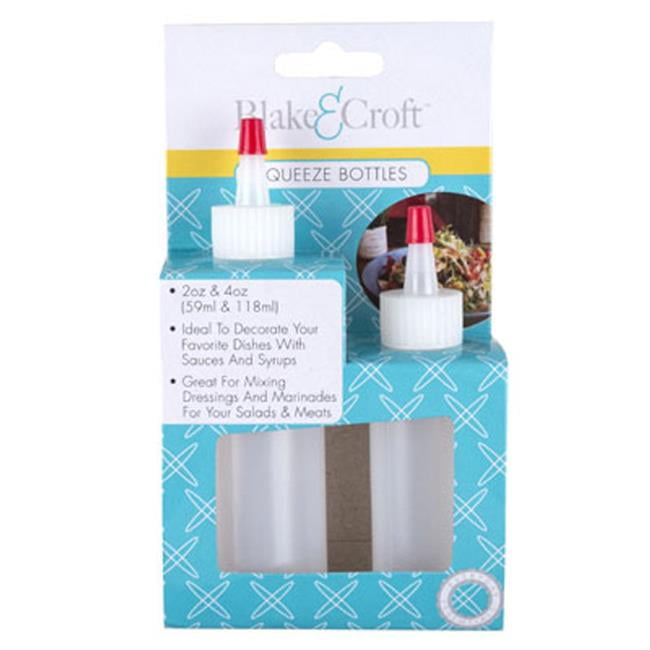 Regent Products G258330 4 & 2 oz Paper Food Prep Bottle Set with B & C ...