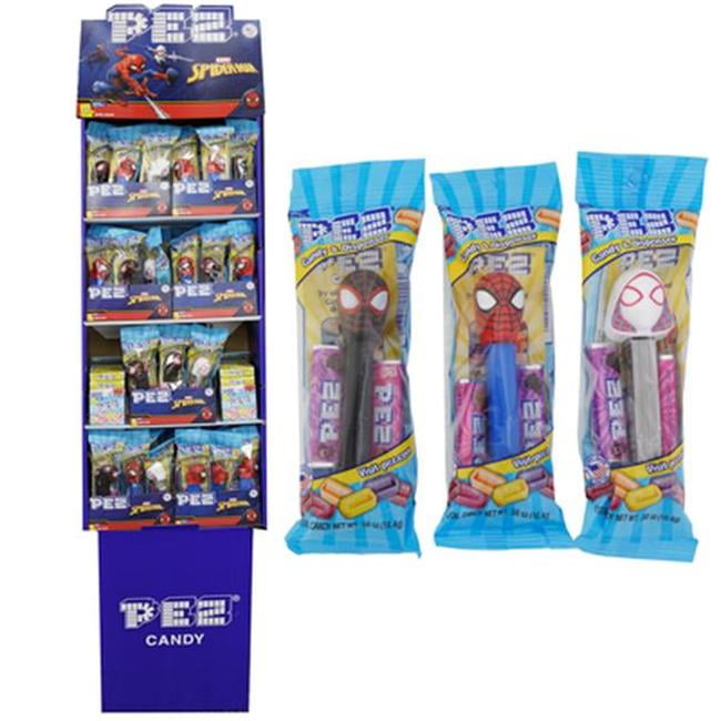 Regent Products Pez Spiderman Shipper Candy Floor Display - 108 Piece ...