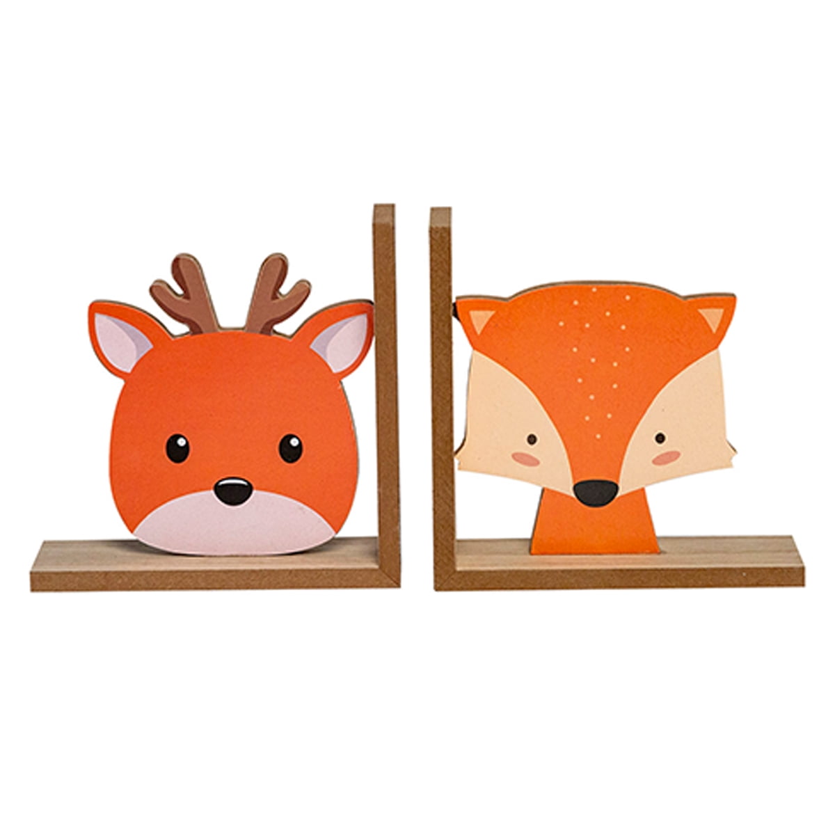 Regent Products Wood Animal Bookends for Kids Room, Cute Bedroom Décor ...
