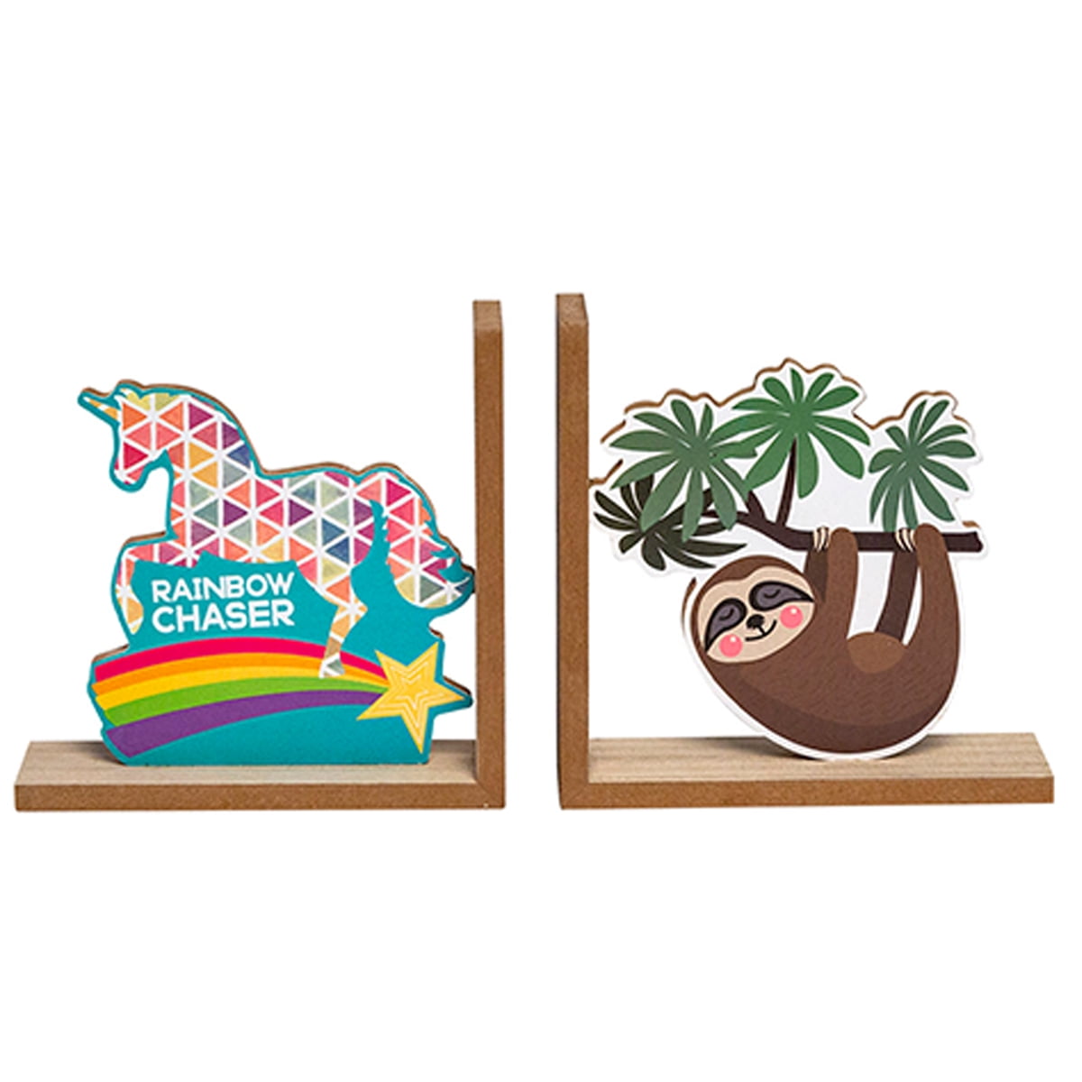 Regent Products Wood Animal Bookends for Kids Room, Cute Bedroom Décor ...