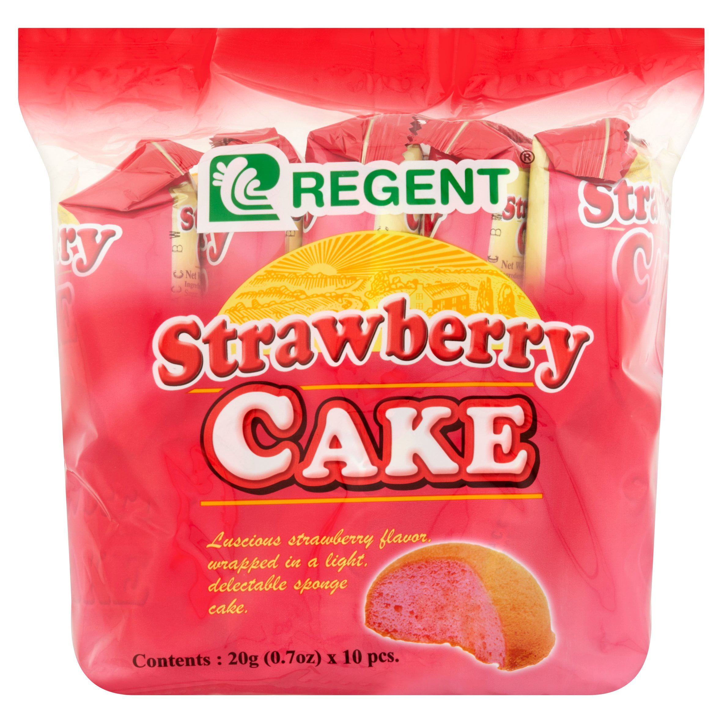 Regent Strawberry Cake 10 x 20g - Walmart.com