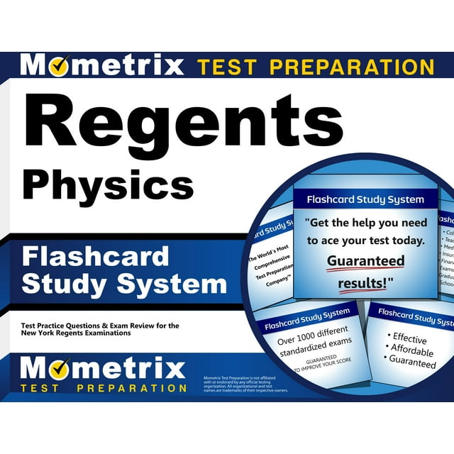 Regents Physics Exam Flashcard Study System : Regents Test Practice ...