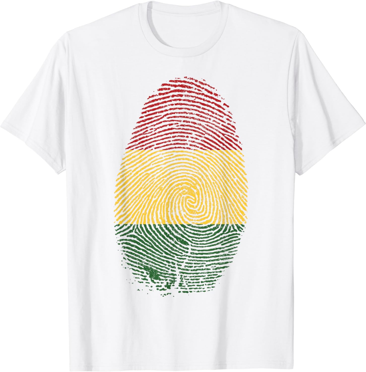 Reggae Music DNA Fingerprint Rastafari Rasta Roots T-Shirt - Walmart.com