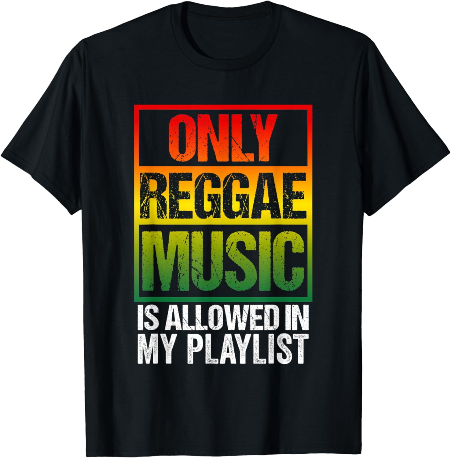 Reggae Music - Funny Rastafari Flag Jamaica T-Shirt - Walmart.com