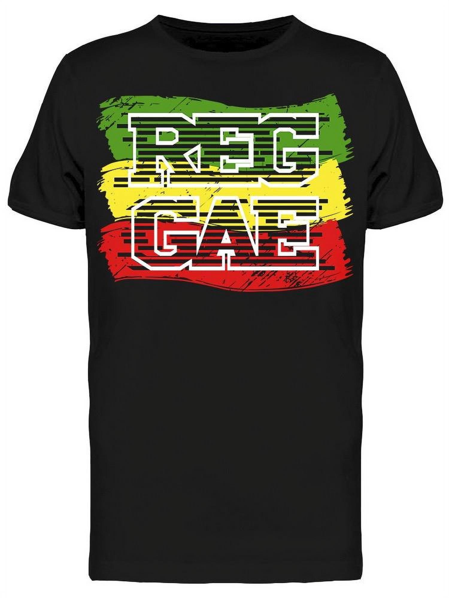 Reggae Music Theme Graphic T-Shirt Men -Image by Shutterstock, Male ...