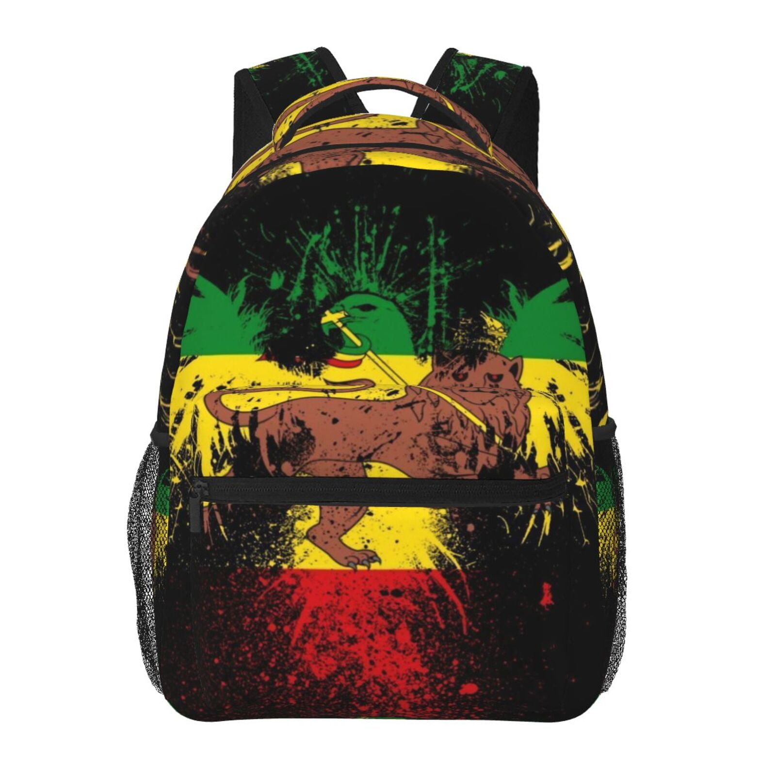 Reggae Rasta Flag Lion Backpack Travel Backpacks Laptop Rucksack School ...