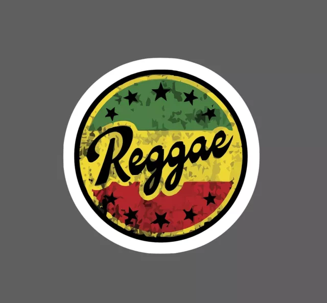 Reggae Sticker Jamaica Retro Waterproof Sticker Phone Decal Water ...