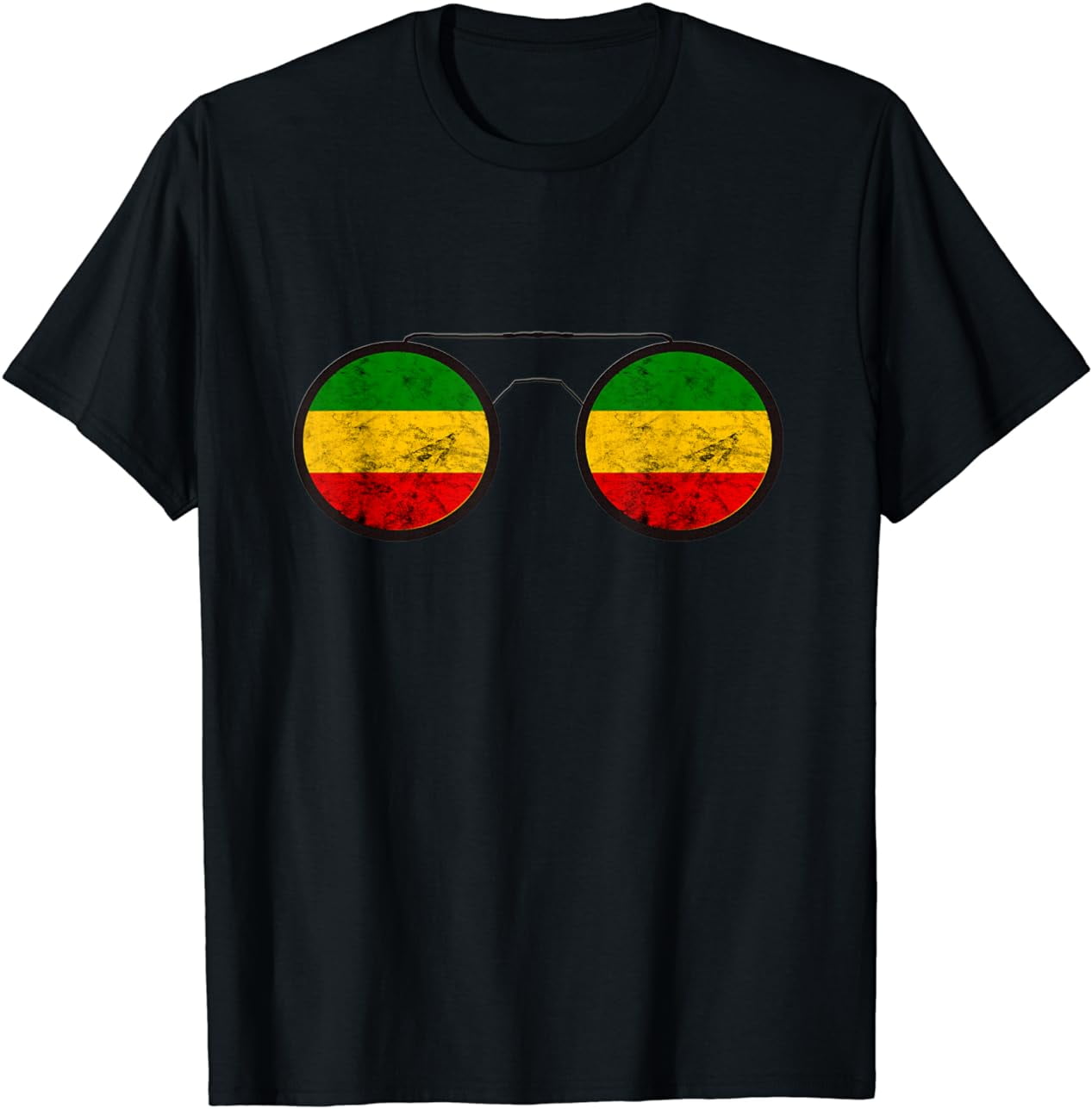 Reggae Sunglass Rasta Reggae Music Rastafarian Lover Jamaica T-Shirt ...