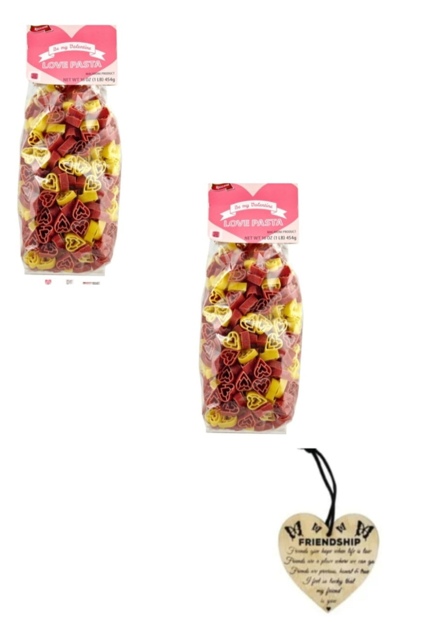 Reggano Love Pasta Heart Shaped Noodles for Valentines, Anniversary ...