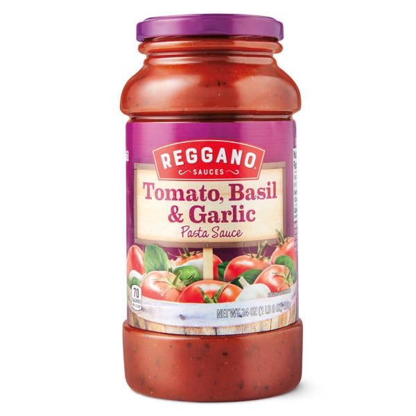 Reggano Tomato, Basil and Garlic Pasta Sauce, 24 oz - (Pack of 1 ...